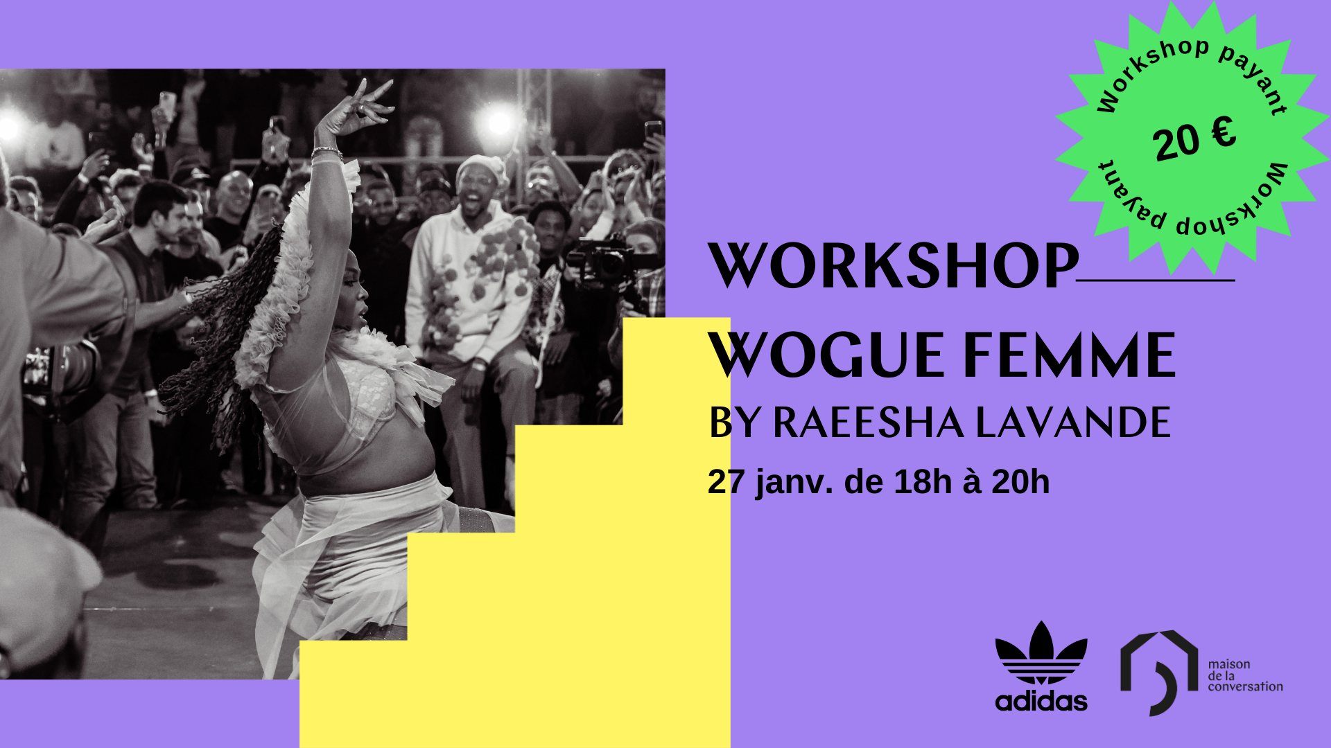 Workshop - Voguing femme - La maison de la Conversation