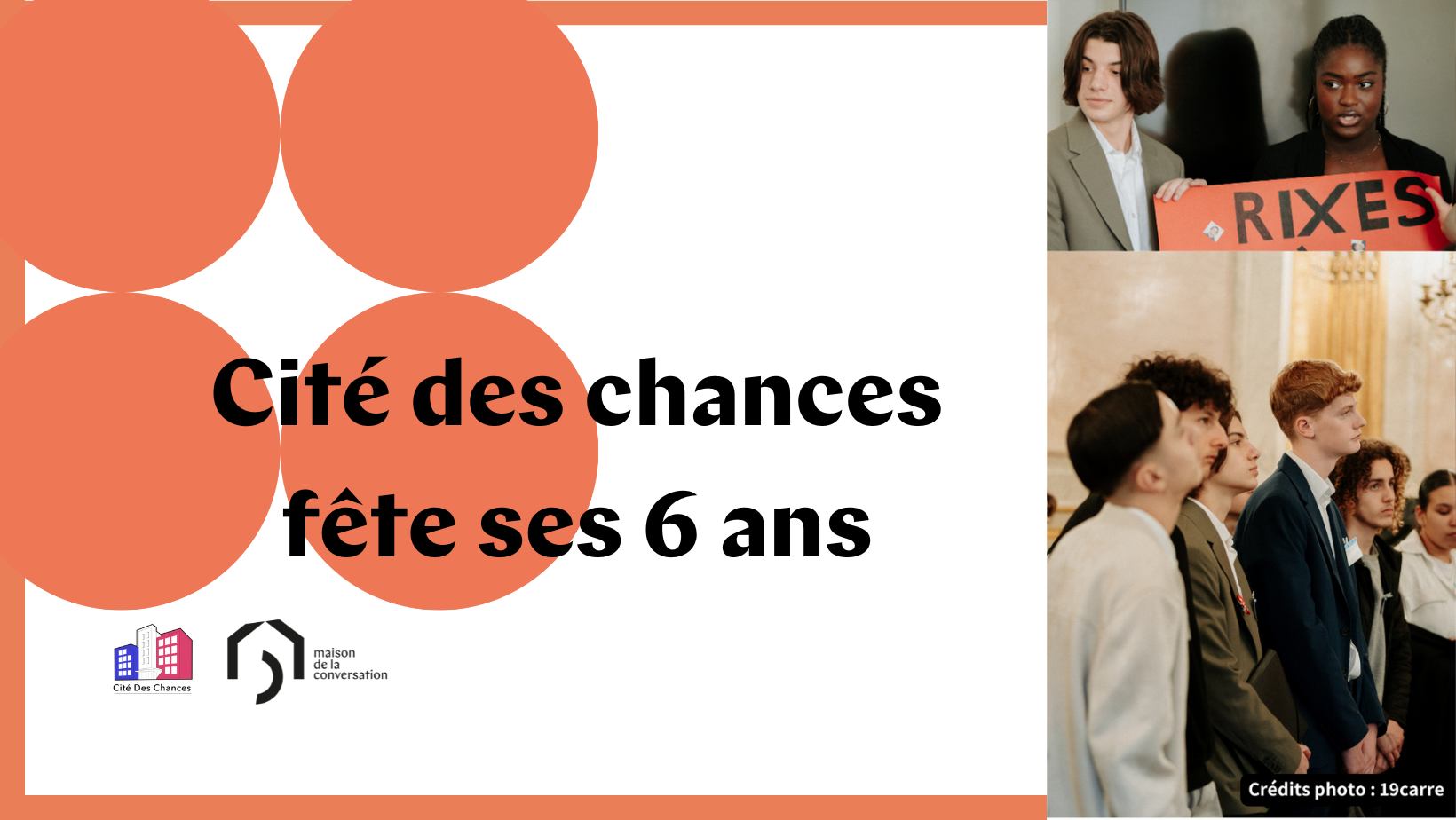 Cité des chances fête ses 6 ans - La maison de la Conversation